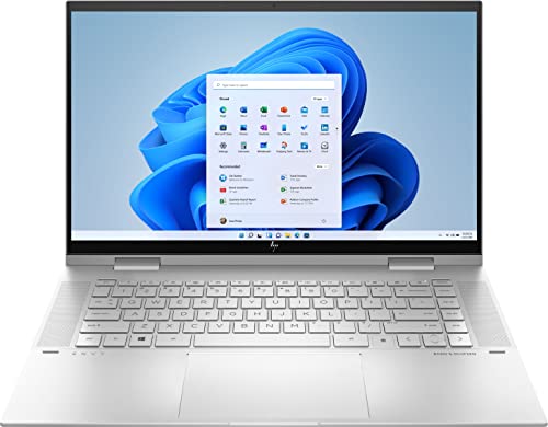 2022 Newest HP Envy x360 2-in-1 15.6" Touch-Screen Laptop, Intel Core i5-1135G7, Intel Iris Xe Graphics, 8GB DDR4 RAM, 256GB PCIE SSD, Backlit Keyboard, Lightweight, Win 11 Home, Silver