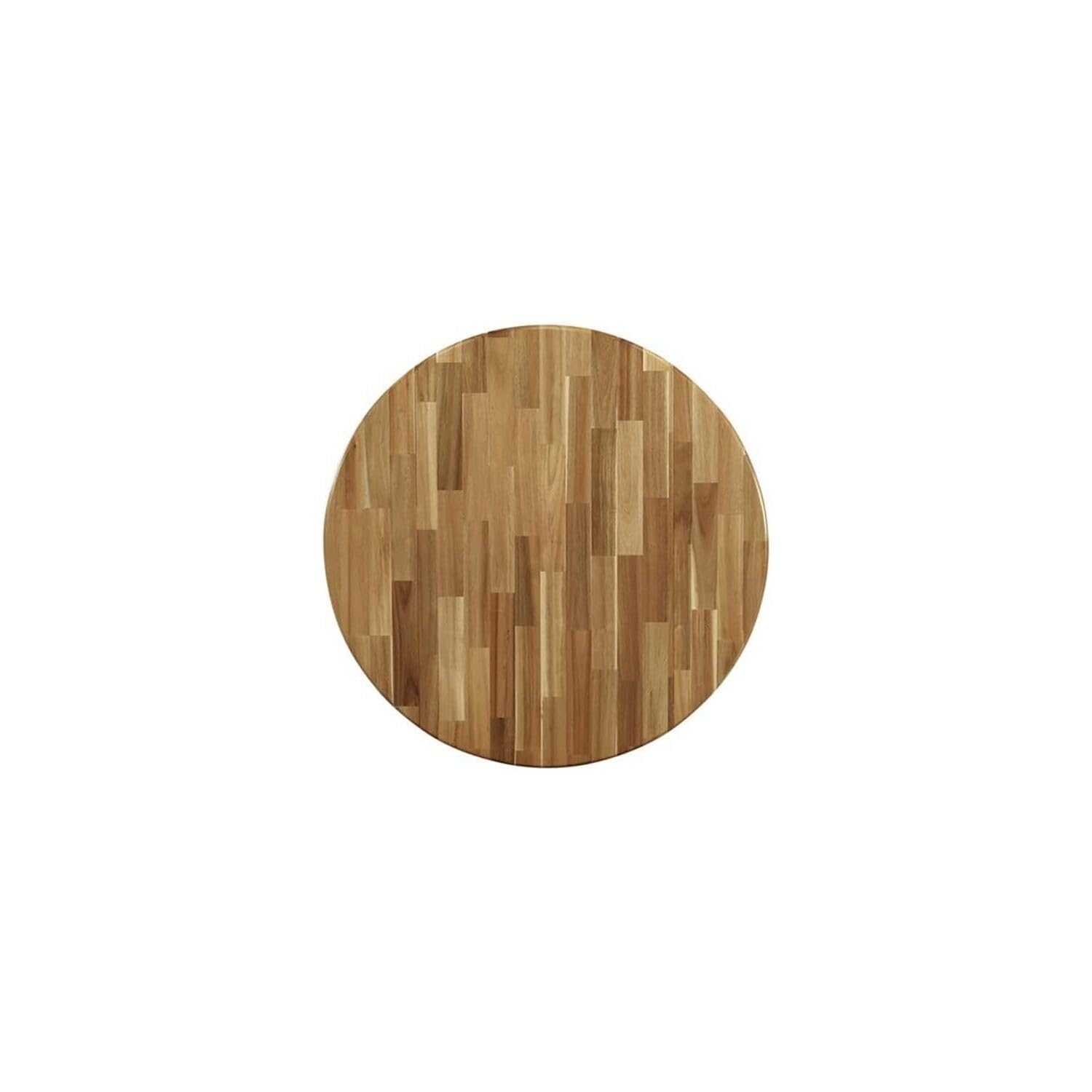 HomeStock Artistic Accomplishment Antique Round Dining Table Made of Sturdy Wood, Round Table Top with Pedestal Base, Ideal for Small Dining Areas, Compact Dining Table with Dropleaf, 42 x 42 Inch