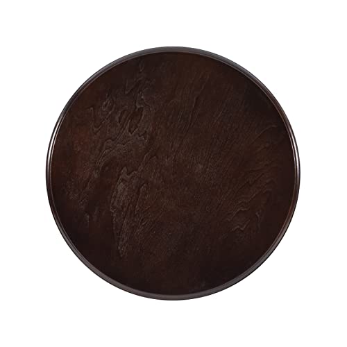 Powell 809-350 Espresso Round Accent Table 26"L x 26"W x 26"H