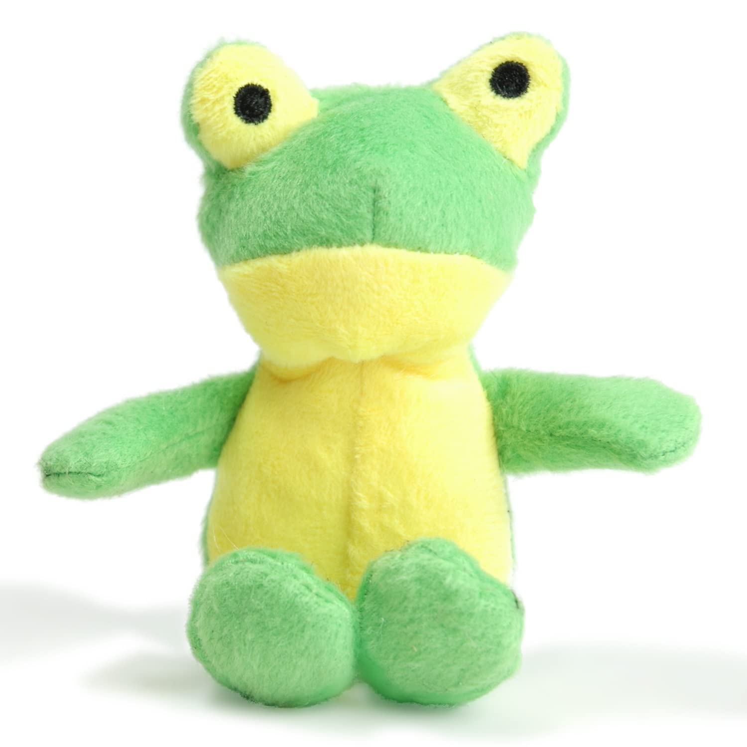 Glory To Dog TinyToy Green Frog Plush Dog Toy for Puppies and Small Dogs