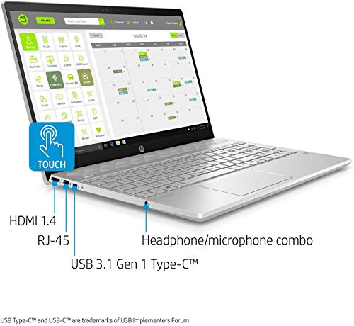 HP Pavilion 15 Business Laptop Computer, 10th Gen Intel Core i5-1035G1, 15.6" HD IPS Touchscreen, 12GB RAM, 512GB SSD, Win 10 Pro, Wi-Fi 5, Bluetooth, Webcam, B&O Audio, HDMI | 32GB usb card