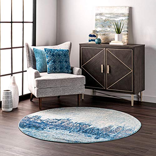 nuLOOM Alayna Abstract Area Rug, 5' x 7' 5", Blue