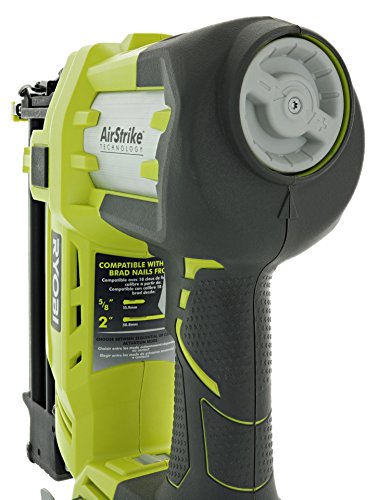 Ryobi P320 Airstrike 18 Volt One+ Lithium Ion Cordless Brad Nailer (Battery Not Included, Power Tool Only)