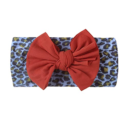 Hair Accessories Leopard Print Baby Toddler Stretch Hairband Girls Baby Care Personalized Funny Headgear (C, One Size)