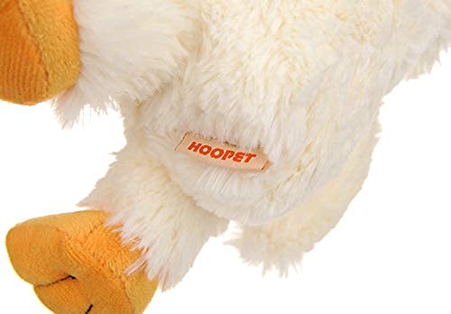 HOOPET Plush Duck Dog Toy - Large Squeaky Soft Pillow Snuggle Cuddle Puppy Toy for Big, Medium & Small Breed Dogs