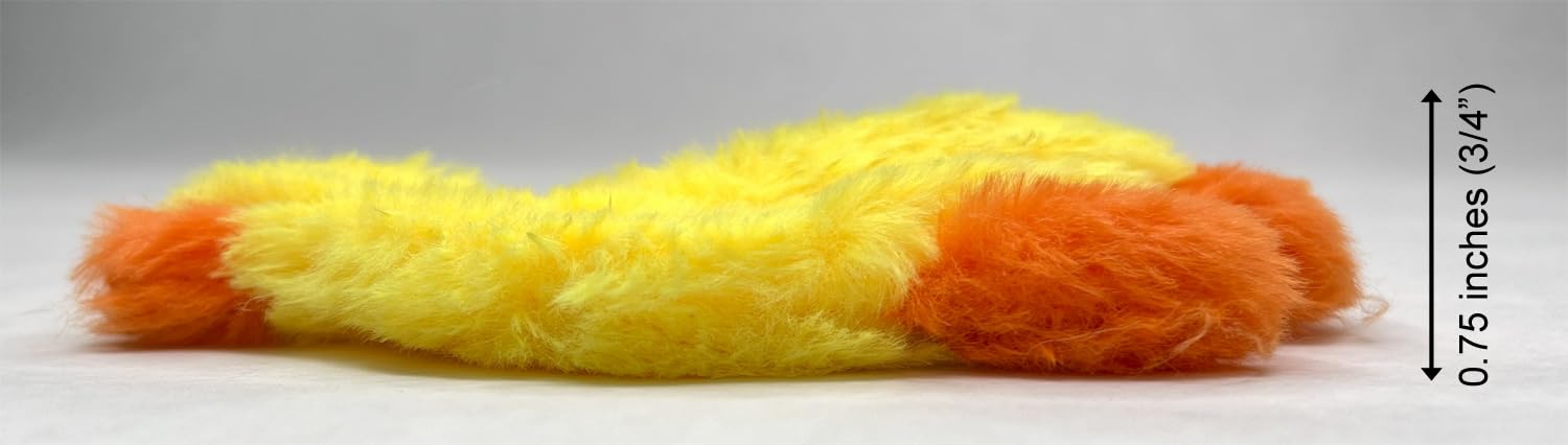 Glory To Dog TinyToy Plush Yellow Duck Very Small Unstuffed Dog Toy