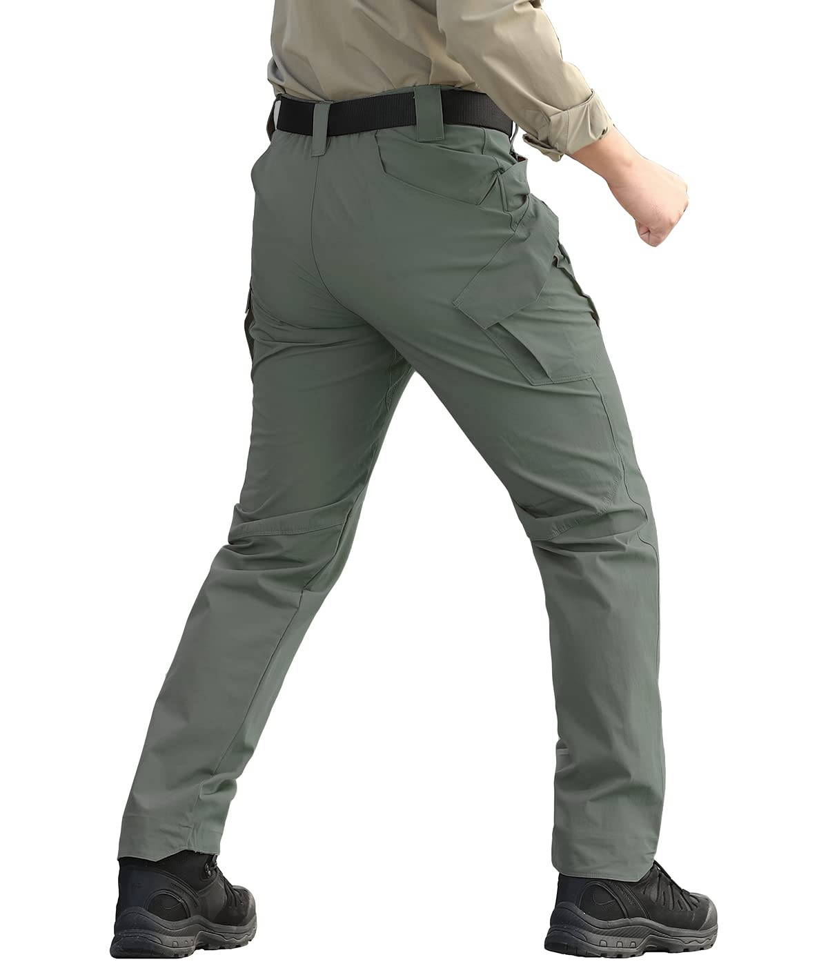 ReFire Gear Mens Summer Lightweight Quick Drying Sportswear Outdoor Pants Stretch Multi-Pockets Rip-Stop EDC Army Combat Work Tactical Pants