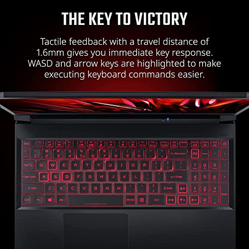 Acer Newest Nitro 5 Flagship Gaming Laptop: 15.6" FHD 144Hz IPS Display, Intel Gaming 8-Core i7-11800H, 64GB RAM, 4TB SSD, GeForce RTX 3050Ti, WiFi-6, Backlit-KYB, DTSX Audio, Cool Tech, Win11, TF