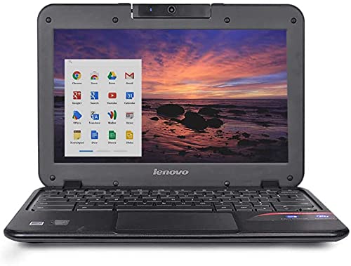 Lenovo N21 11.6" Chromebook Laptop, Intel N2840 2.16GHz Dual-Core, 16GB Solid State Drive, 802.11ac, ChromeOS