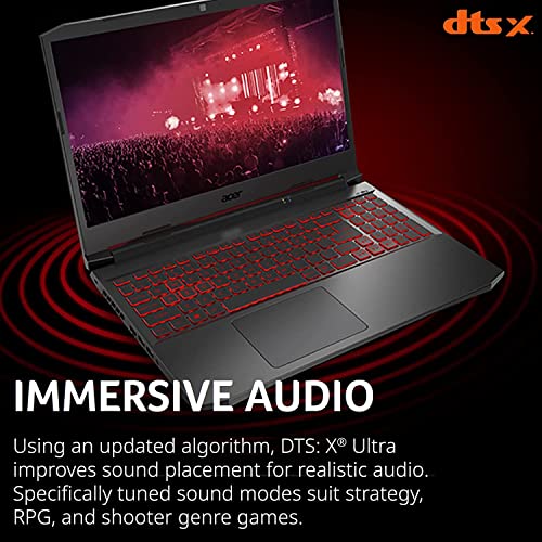 Acer Newest Nitro 5 Flagship Gaming Laptop: 15.6" FHD 144Hz IPS Display, Intel Gaming 8-Core i7-11800H, 64GB RAM, 4TB SSD, GeForce RTX 3050Ti, WiFi-6, Backlit-KYB, DTSX Audio, Cool Tech, Win11, TF