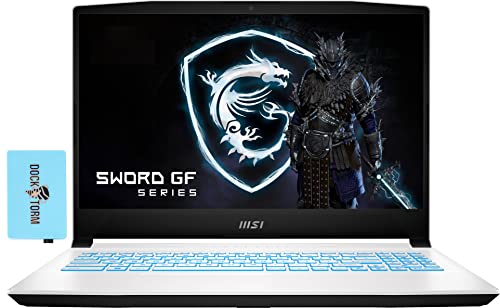 MSI Sword 15 A12UE 15.6" 144Hz FHD IPS Gaming Laptop (Intel i7-12650H 10-Core, 16GB RAM, 1TB SSD, GeForce RTX 3060 6GB GDDR6, Backlit KYB, WiFi 6, BT 5.2, Win 11 Home) w/Hub