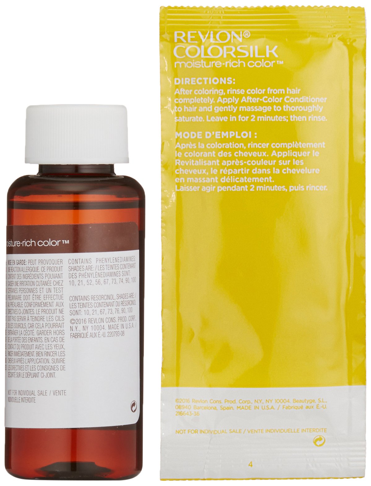 Revlon Colorsilk Moisture Rich Hair Color, 74 Bright Auburn