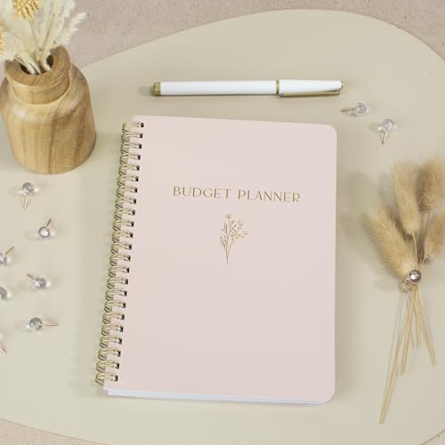 Easy to Use Monthly Budget Planner - 12 Month Financial Organizer with Expense Tracker Notebook - Monthly Money Budgeting Book That Manages Your Finances Effectively