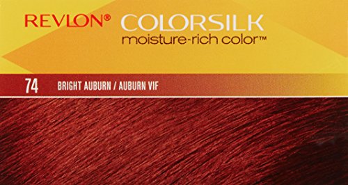 Revlon Colorsilk Moisture Rich Hair Color, 74 Bright Auburn