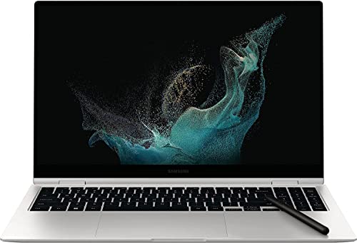 SAMSUNG Galaxy Book2 Pro 360 15.6" 2-in-1 Touchscreen (Intel 12-Core i7-1260P, 16GB RAM, 1TB PCIe SSD, Active Stylus) FHD Convertible Laptop, Thunderbolt 4, Backlit, Fingerprint, Win 11 Home