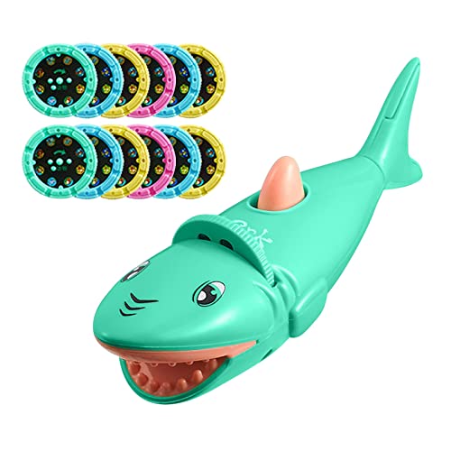 Nightlight for Baby Children's Luminous Projection Flashlight Baby Early Education Toys Cartoon (Green, One Size)