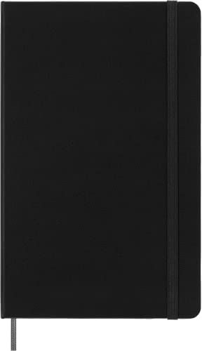 Moleskine Smart Notebook, Large, Plain, Black, Hard Cover (5 x 8.25)