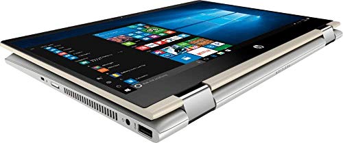 HP Pavilion x360 14" FHD WLED Touchscreen 2-in-1 Convertible Laptop, Intel Quad-Core i5-8250U 1.60GHz up to 3.4GHz, 8GB DDR4, 256GB SSD, WiFi, Bluetooth, Webcam, HDMI, Fingerprint Reader, Windows 10