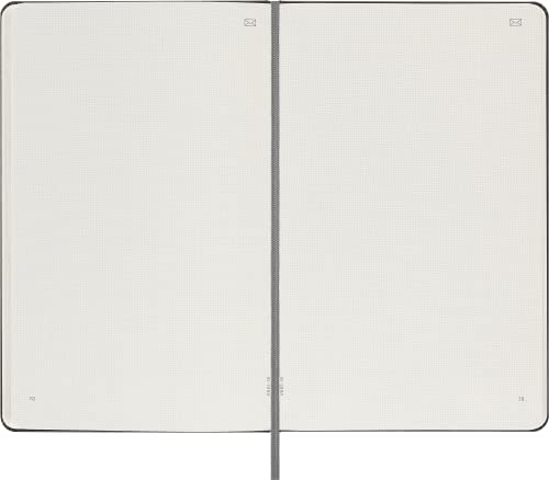 Moleskine Smart Notebook, Large, Plain, Black, Hard Cover (5 x 8.25)