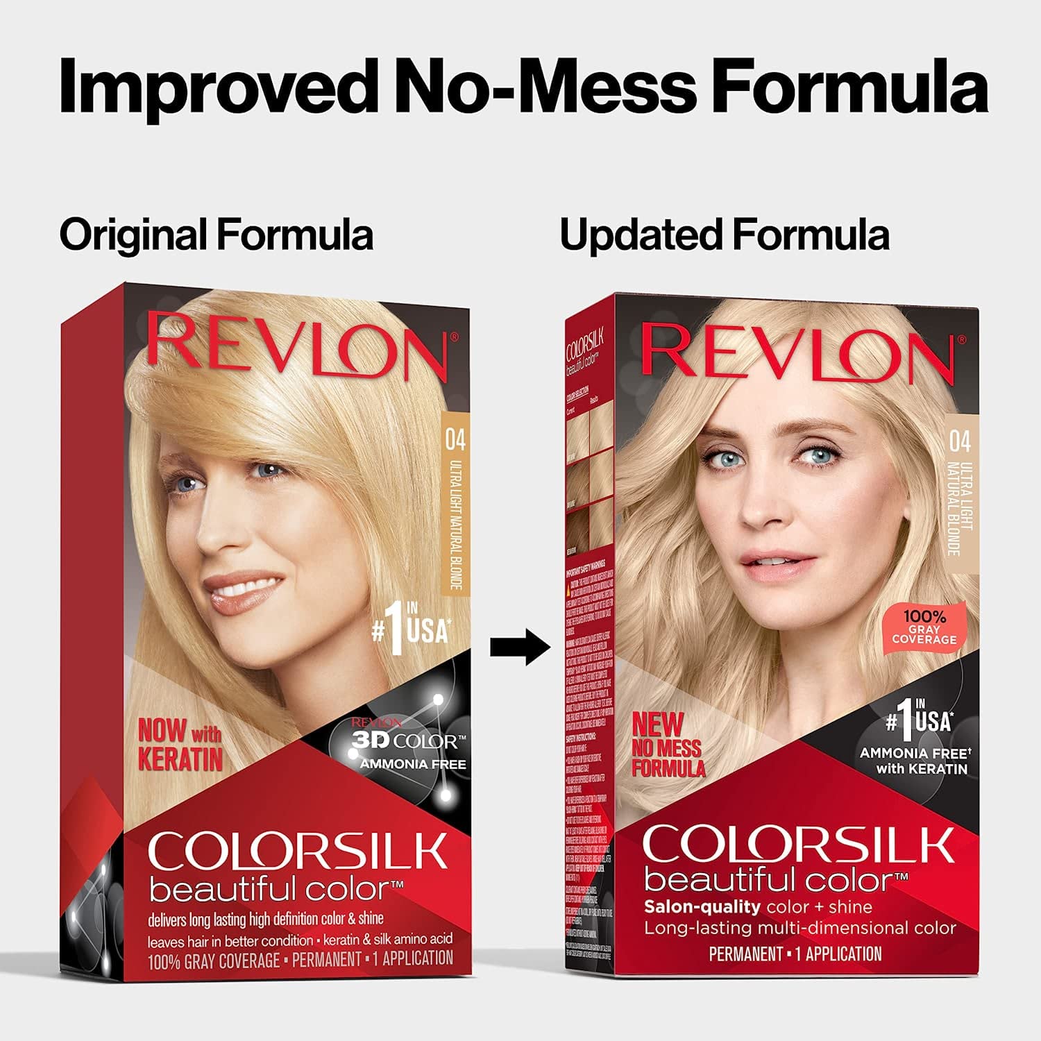 Revlon ColorSilk Beautiful Permanent Color, [04] Ultra Light Natural Blonde 1 ea