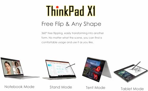 Lenovo ThinkPad X1 Yoga Gen 1 13.5" QHD 450Nits Touch 2-in-1 Laptop - Evo Core i7-1160G7-2X Thunderbolt4 - Backlit KB - Win11 Pro –W/Digital Pen & Mouse Pad (16GB RAM | 512GB SSD)