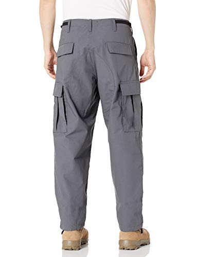 Tru-Spec Men's BDU Pants - Tactical Uniform Pants for Military and Law Enforcement, 65/35 Poly Cotton Blend, Charcoal Grey, Medium