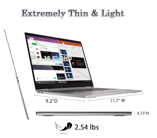 Lenovo ThinkPad X1 Yoga Gen 1 13.5" QHD 450Nits Touch 2-in-1 Laptop - Evo Core i7-1160G7-2X Thunderbolt4 - Backlit KB - Win11 Pro –W/Digital Pen & Mouse Pad (16GB RAM | 512GB SSD)