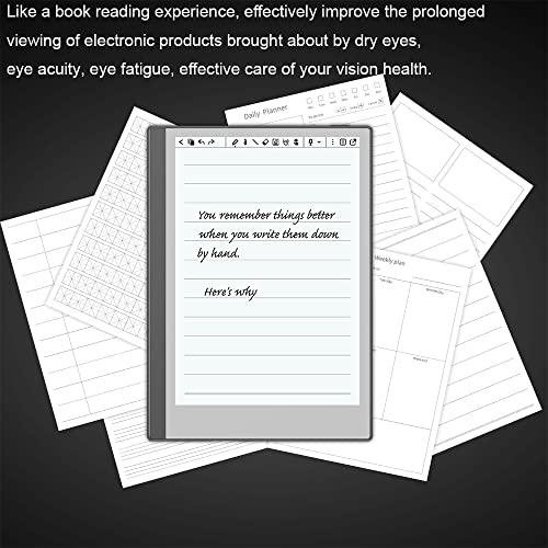 Geniatech Android E-Ink ePaper Tablet, Paperwhite e Reader Note Taking, Real-time Cloud Syn ebook Reader, Support Wireless Screen Sharing, Drawing Paper White for Writing Graphics Notepad (9.7")