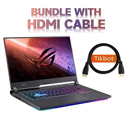 ASUS 15.6" ROG Strix G15 Laptop - AMD Ryzen 7 4800H - GeForce RTX 3060 β Win 11 Home-with HDMI Cable (64GB RAM | 1TB PCIe SSD)