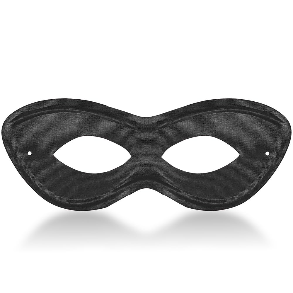 amscan Game Ready Team Spirit Party Super Hero Mask Accessory, Black, One Size, 2 7/8inch x 8 1/4inch