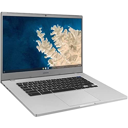 SAMSUNG Chromebook 4+ XE350XBA-K04US 15.6" 4GB 32GB eMMC Celeron® N4000 1.1GHz ChromeOS, Silver (Ren