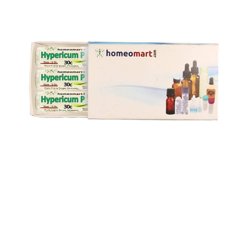 homeomart.com Hypericum Perforatum Homeopathy Pellets (Pills) in 30C Potency, Pack of 3