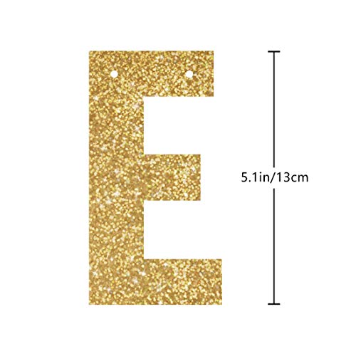 Gold 79 Year Loved Banner, Gold Glitter Happy 79th Birthday Party Decorations, Supplies