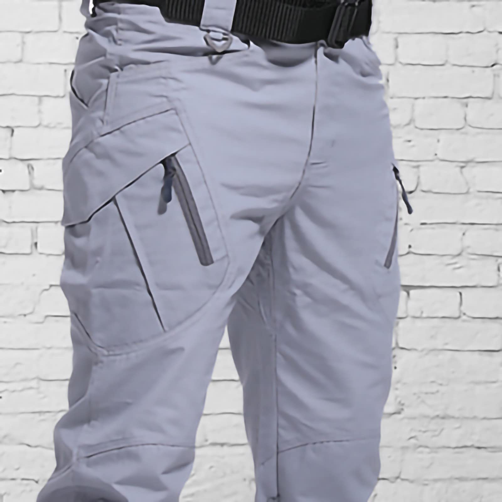 Men's US Military Assault Pants Army Camo Tactical Trousers Water Resistant Big and Tall Workwear Combat Cargo Pants