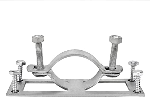 Steel 2 Wood Fence Bracket(24-Pack),Chain Link Wood Adapter,Wood Fence for Steel Post Panel Attachment Adapter Bracket