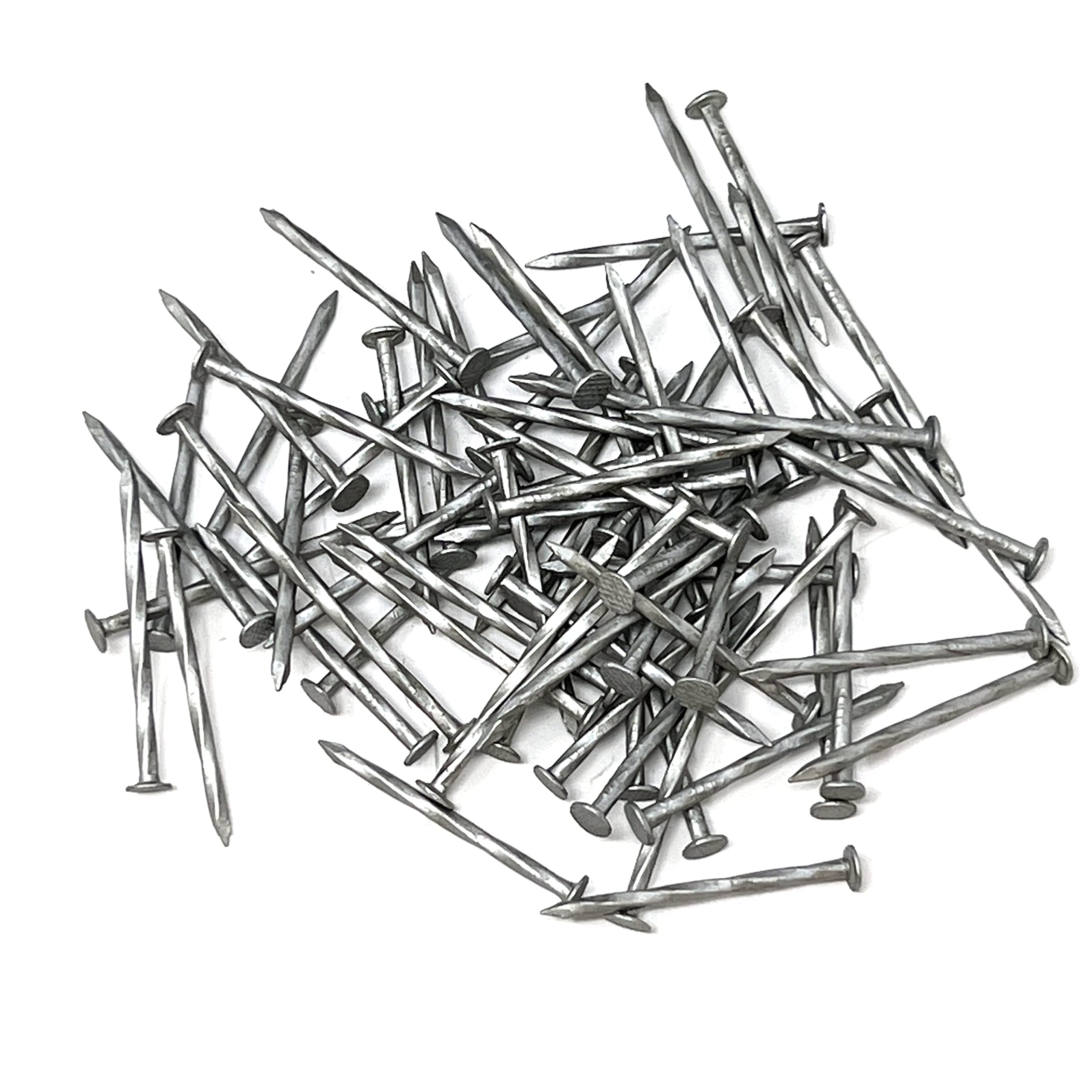 Huttig-Grip Fence Deck Nails 2 inches 6d for Wood Fencing HGN6OGSTDK1 Spiral Shank Outdoor Galvanized Finish, 1 lb Pack of 138 Nails