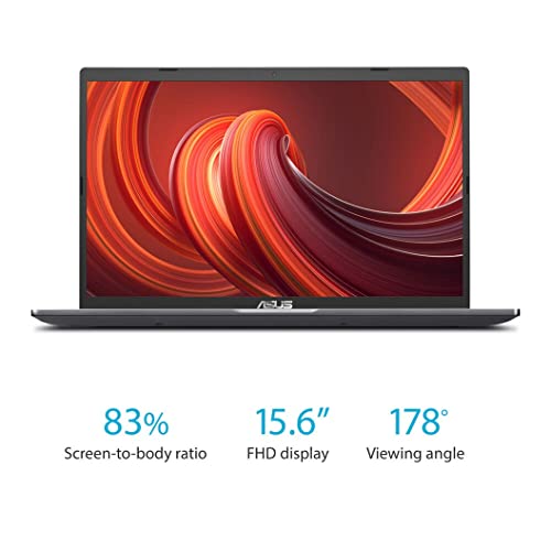 Asus VivoBook 15 , 15.6'' FHD NanoEdge Display, 11th Gen Intel Core i3-1115G4@3GHz, 8GB DDR4 RAM, 256GB PCIe SSD, USB-C, HDMI, Keypad, Webcam, SPS HDMI Cable, Win 11, Slate Grey, (F515E)