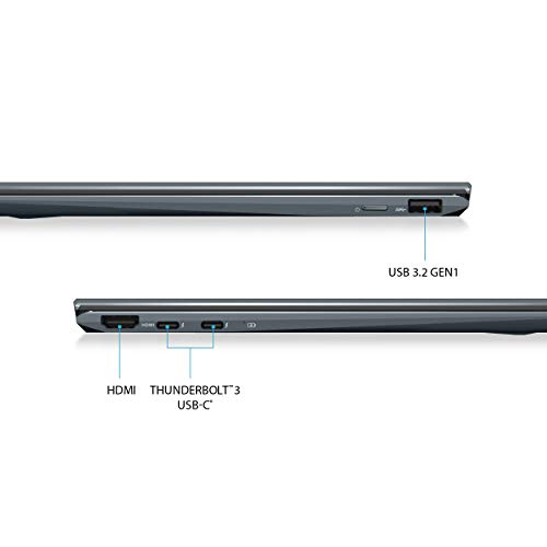 ASUS ZenBook Flip 13 Ultra Slim 2-in-1 Laptop, 13.3” FHD Touchscreen Display, Intel Core i5-1035G1 Processor, 8GB RAM, 512GB PCIe SSD, Thunderbolt 3, Windows 10 Home, Pine Grey, UX363JA-DB51T