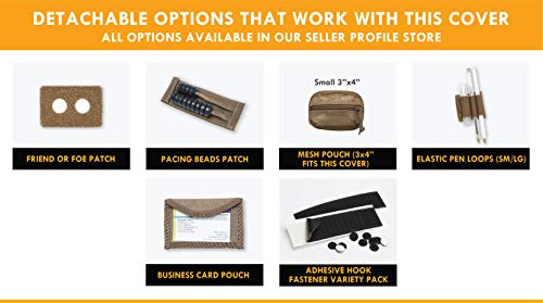 Field Notes 3x5 Notebook Cover System, with 4 Pleated Pen/Marker Slots, Zippered, Cordura Fabric (in Canadian Digital Camo)