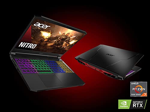Acer Nitro 5 Gaming Laptop AMD Ryzen 7 5800H (8-Core) (>i7-10875) NVIDIA GeForce RTX 3060 Laptop GPU 15.6" FHD 144Hz IPS Display 32GB DDR4 2TB NVMe SSD Windows 10 Home (32GB RAM|2TB PCIe SSD)
