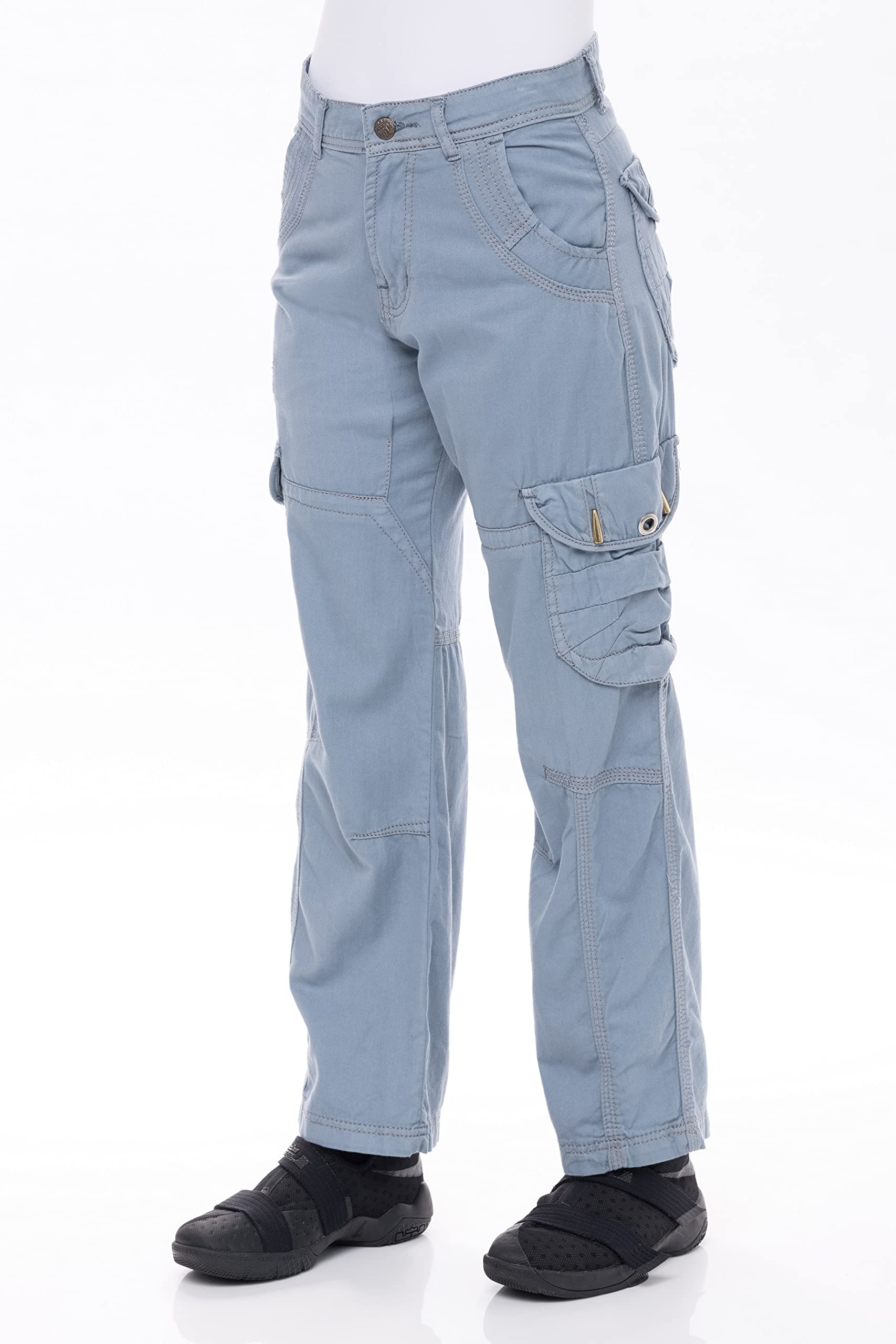 Skylinewears Womens Cargo Pants with Pockets Women's Casual Military Army Hiking Combat Tactical Work Trousers Gray Size XS