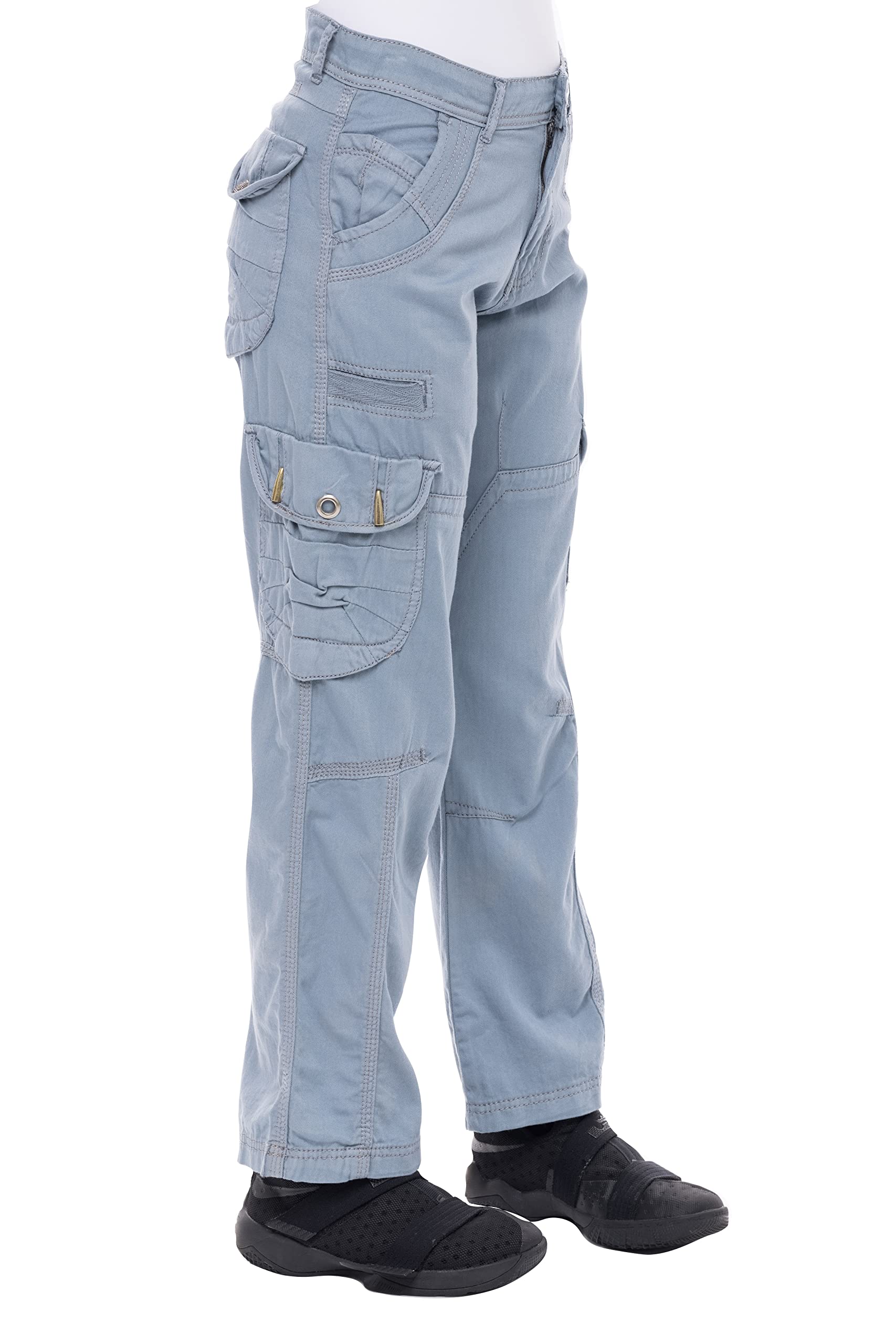 Skylinewears Womens Cargo Pants with Pockets Women's Casual Military Army Hiking Combat Tactical Work Trousers Gray Size XS