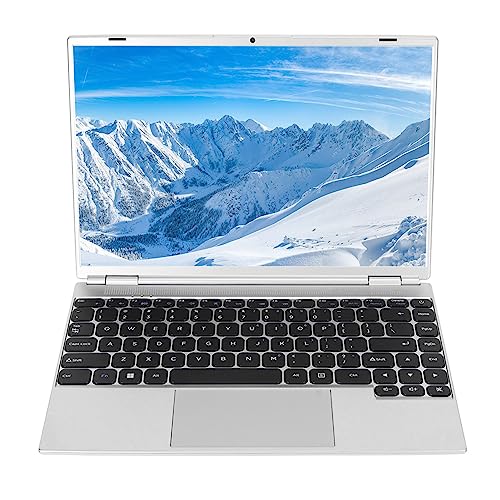 BROLEO Digital Laptop, 8GB RAM Business Laptop for Distance Learning for Recreation (US Plug 8G+512G)