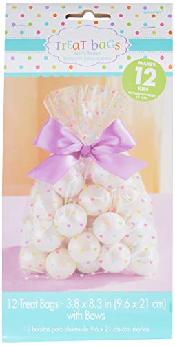 Amscan Baby Shower Cello Treat Bags, Neutral