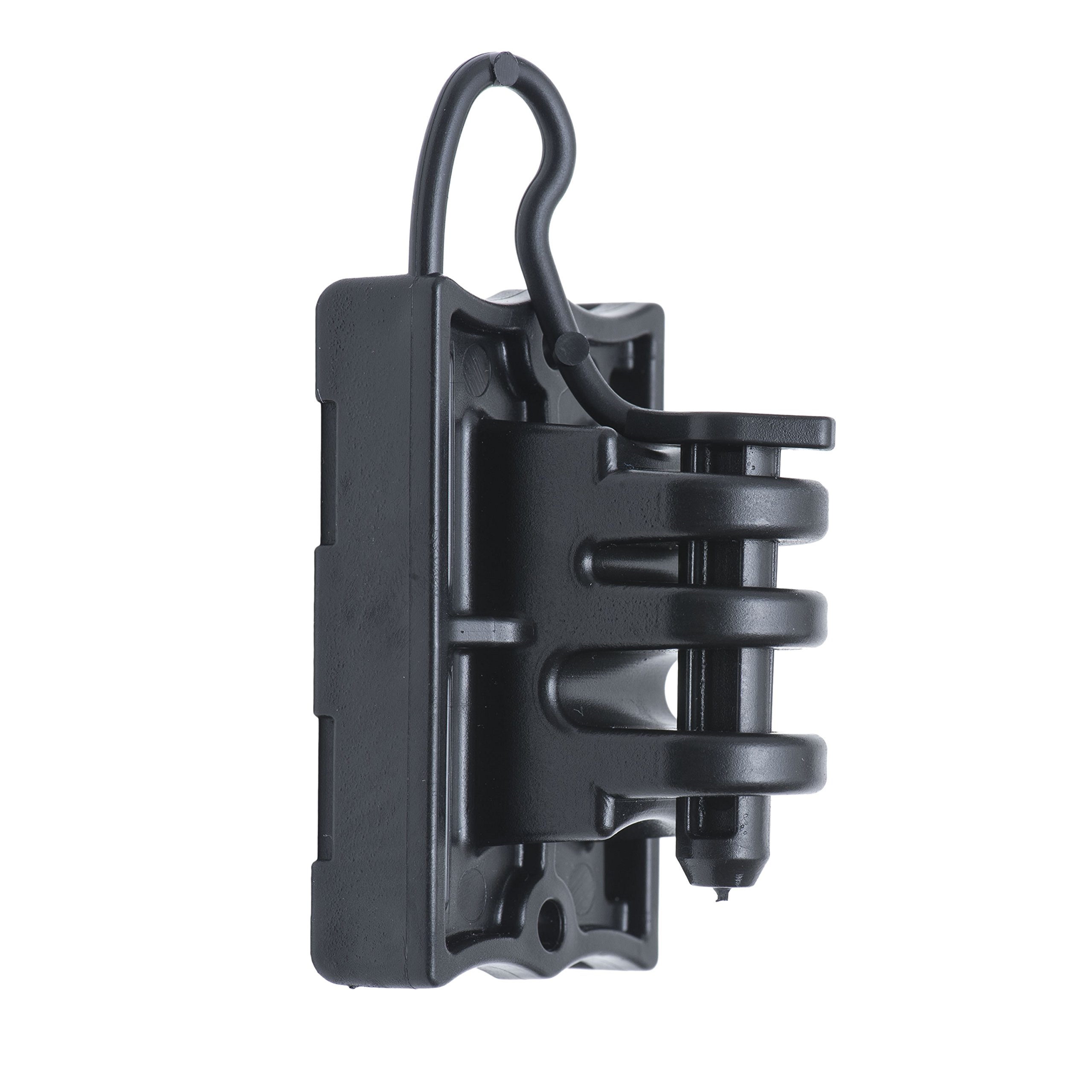 Zareba IWTPLB-Z Wood Post or T-Post Insulator,Black 25 Pack