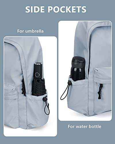 Backpacks For School Backpack For College Bookbag For Women School Bag Book Bags Waterproof Gym Backpack For Women Men Simple Aesthetic Backpack Blue
