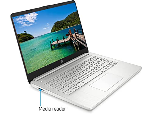 HP 2022 14" FHD IPS Display Laptop, AMD Ryzen 3-3250U, 16GB RAM, 1TB PCIe SSD, AMD Radeon Graphics, True Vision HD Camera, Wi-Fi 5 and Bluetooth, Windows 11 S, Silver, 32GB Snow Bell USB Card