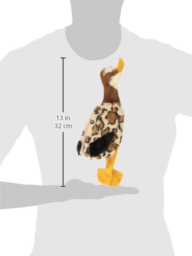 SPOT Skinneeez Stuffless Dog Toy with Squeaker | Plush Tug of War Goose Squeak Toy for Small and Large Dog Breeds | Small