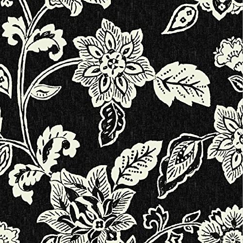 Arden Selections ProFoam Essentials Outdoor Dining Chair Cushion Cover 20 x 20, Ashland Black Jacobean