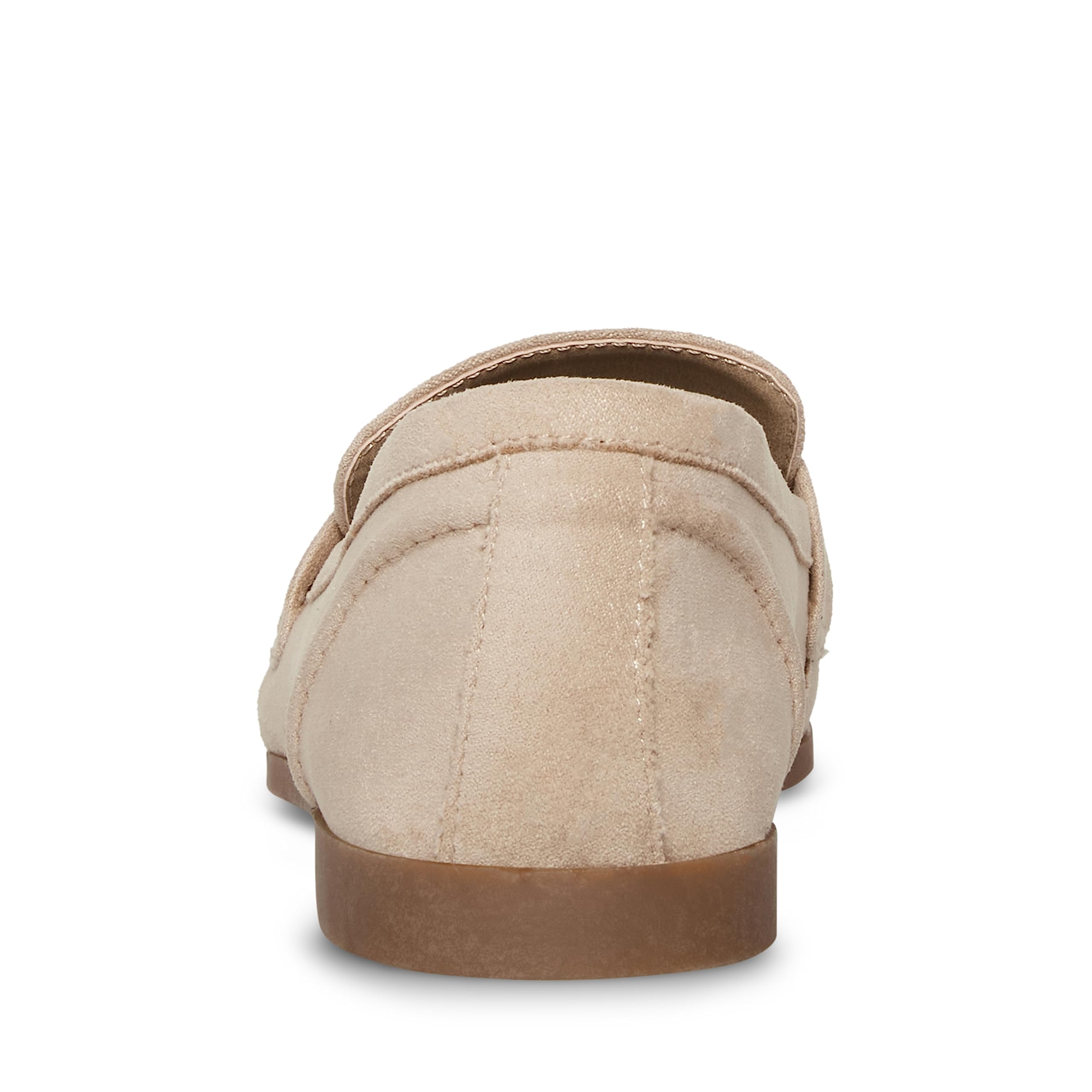 Steve Madden Womens Colorado Faux Suede Flat Loafers Tan 10 Medium (B,M)